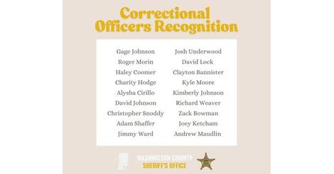 THANK YOU, CORRECTIONS OFFICERS!! (05/07/2025) - Press Releases ...